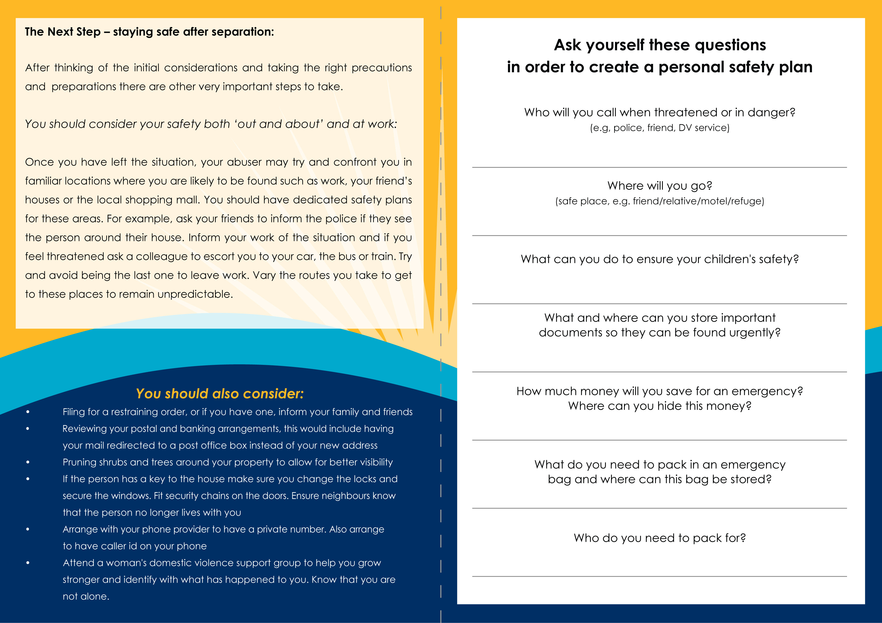 MIDLAS Domestic Violence Safety Plan Midlas